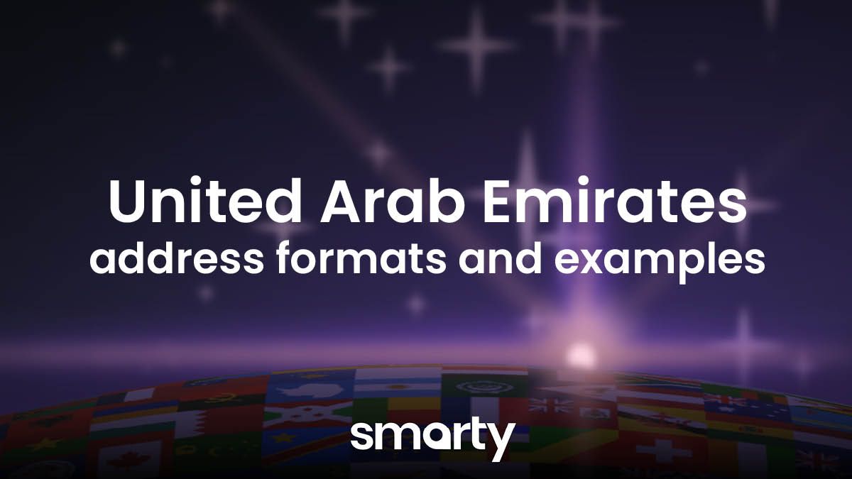 United Arab Emirates address format & Emirati mailing address examples