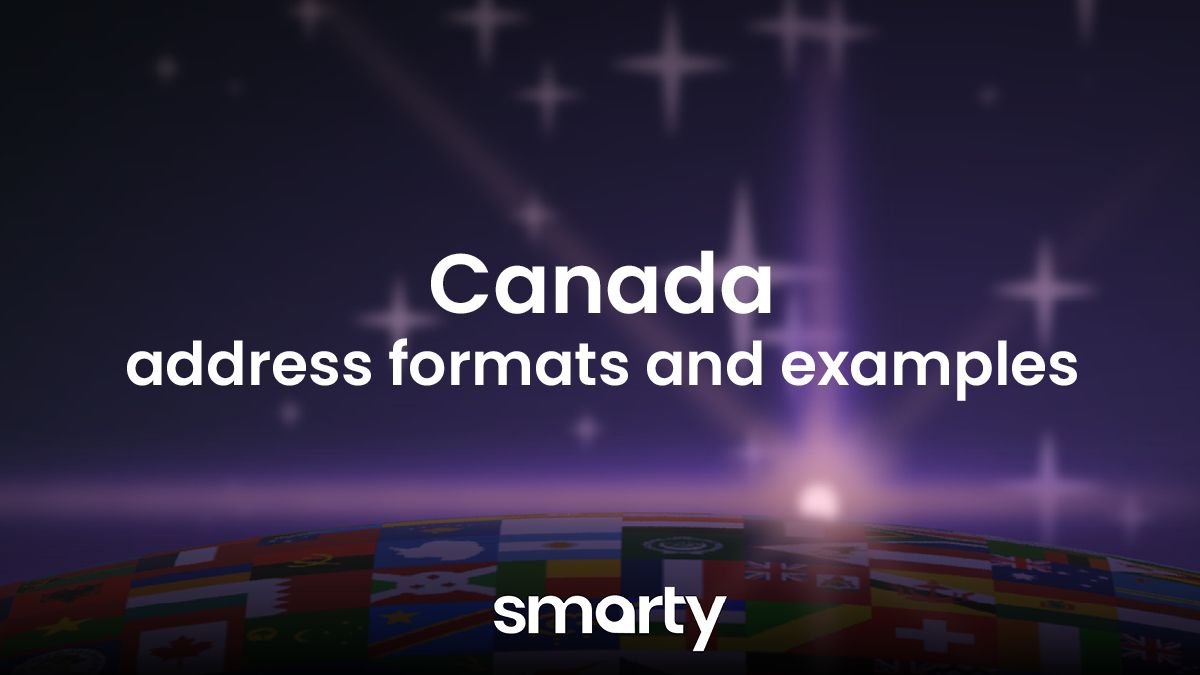 Canada address format & Canadian mailing address examples