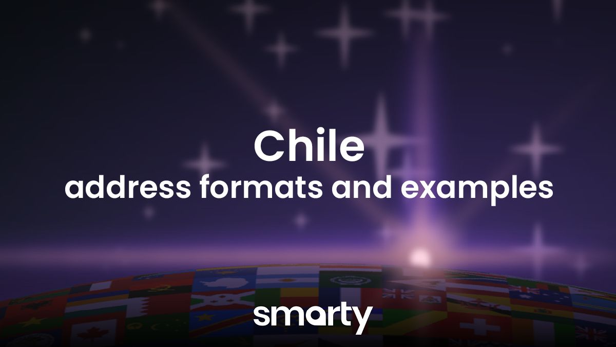 Chile address format & Chilean mailing address examples