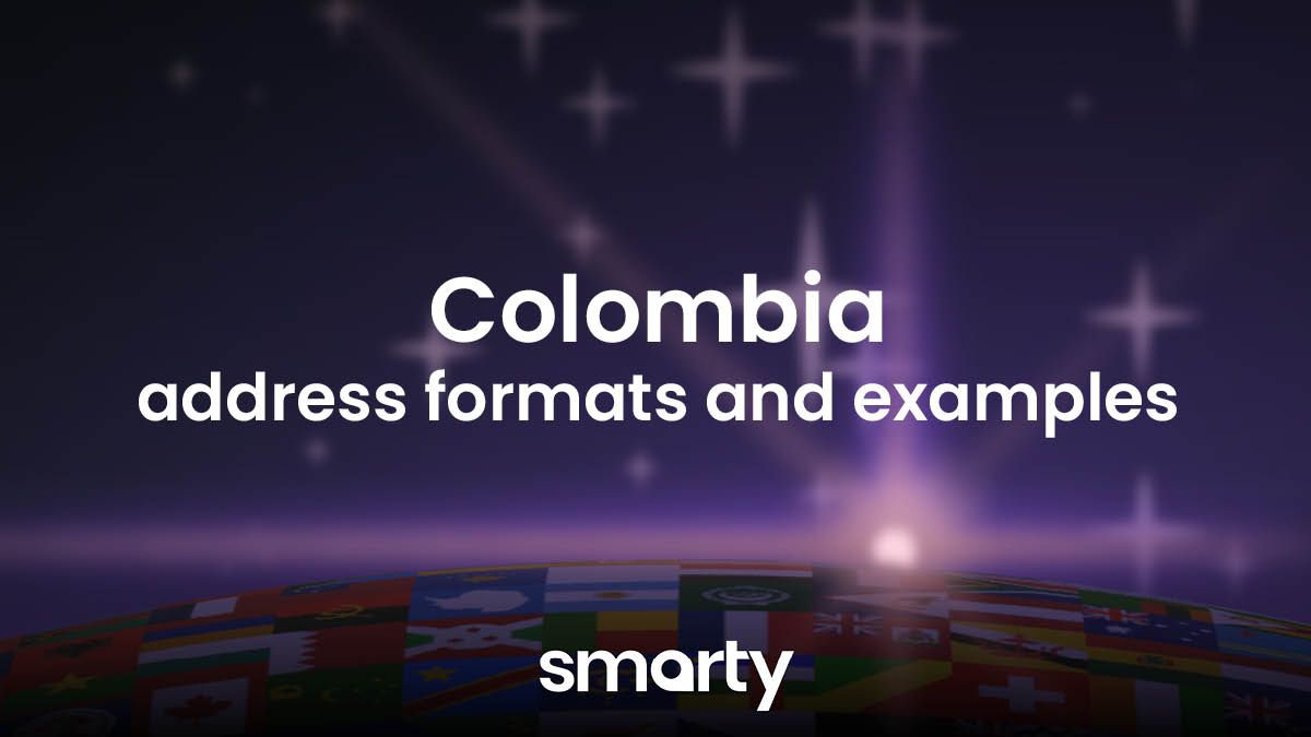 Colombia address format & Colombian mailing address examples