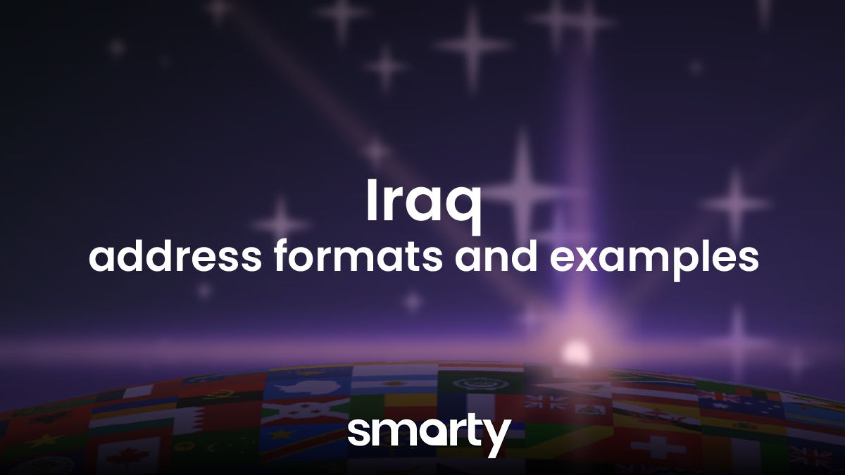 Iraq address format & Iraqi mailing address examples
