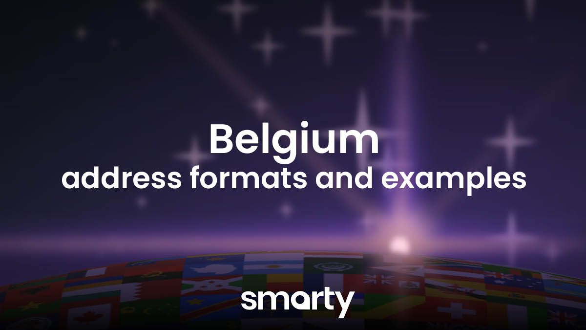 Belgium address format & Belgian mailing address examples