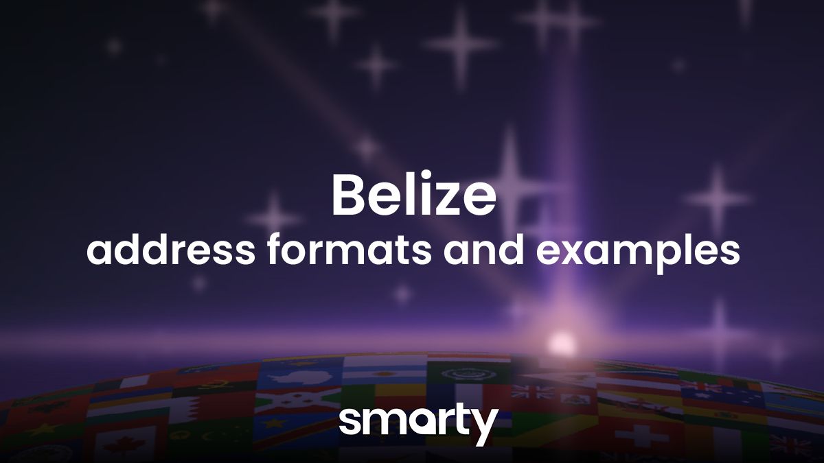 Belize address format & Belizean mailing address examples