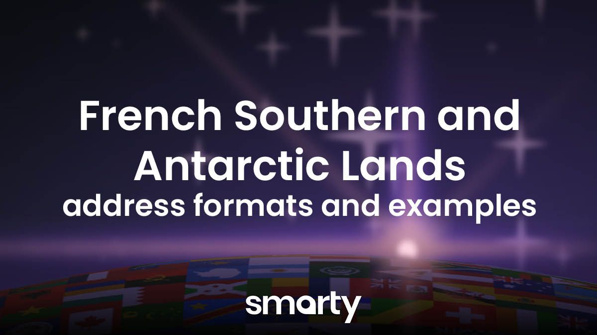 French Southern and Antarctic Lands address format & French Southern ...