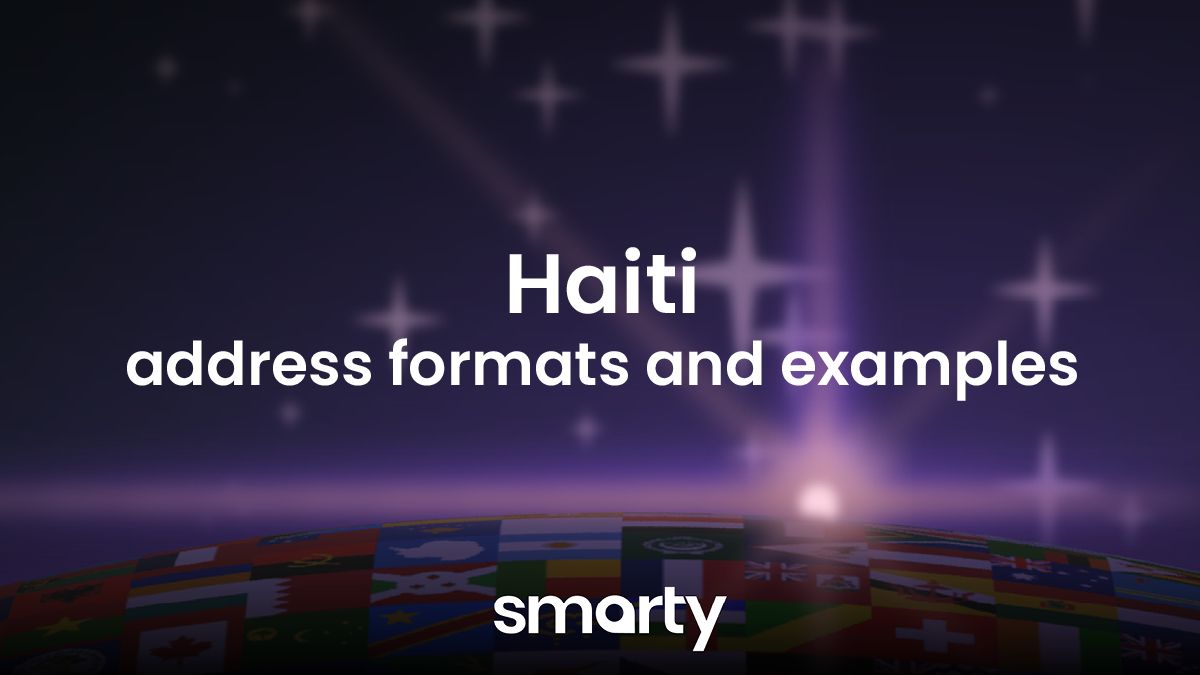 Haiti address format & Haitian mailing address examples