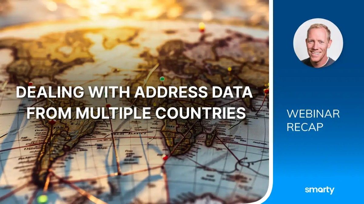 Dealing with address data from multiple countries