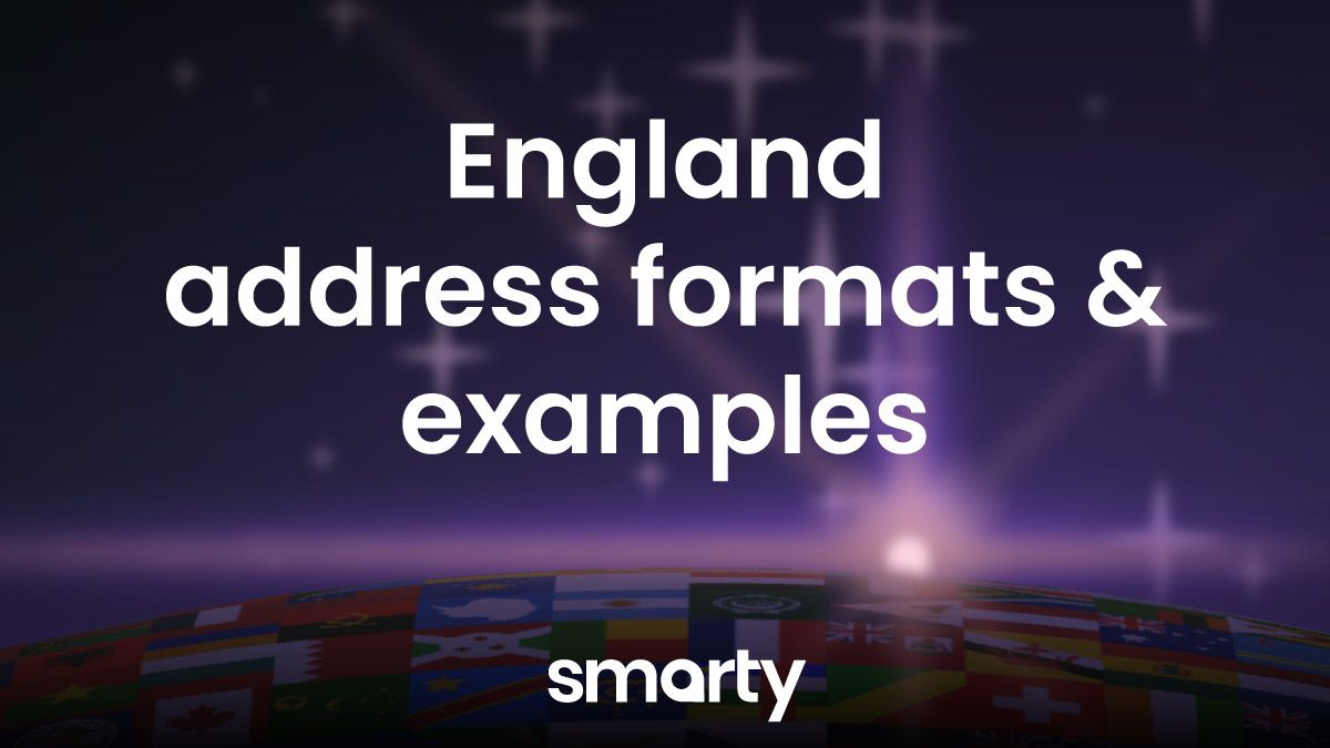 England address format & English mailing address examples