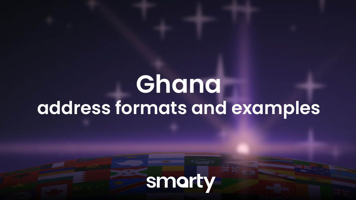 Ghana address format & Ghanaian mailing address examples