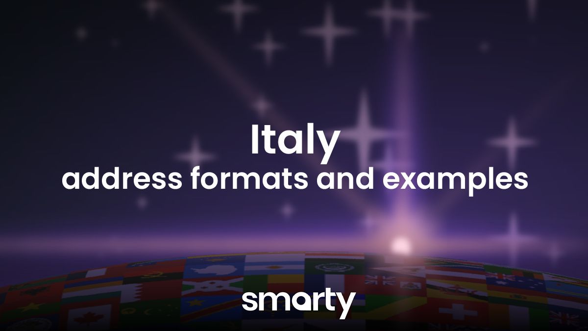 Italy address format & Italian mailing address examples