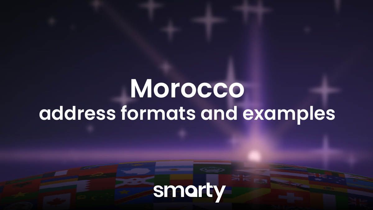 Morocco address format & Moroccan mailing address examples