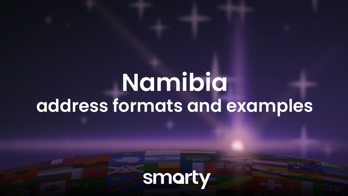 Namibia address format & Namibian mailing address examples