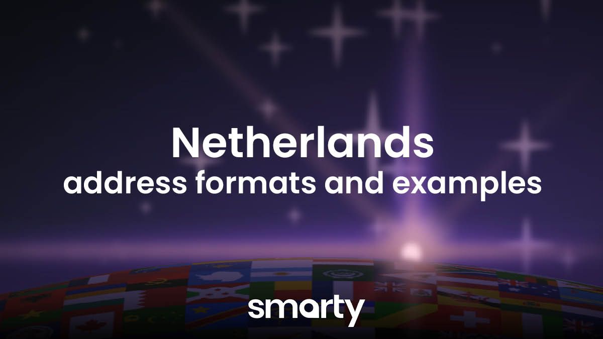 Netherlands address format & Dutch mailing address examples