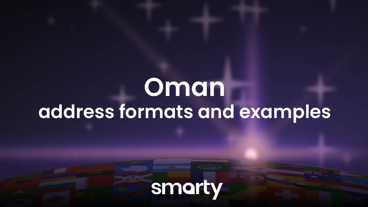 Oman address format & Omani mailing address examples