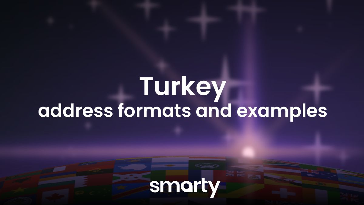 Turkey address format & Turkish mailing address examples